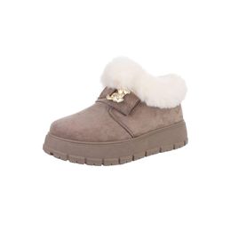Ital-Design High Heel in Hellbraun | Gr.: 36