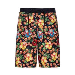 King Kerosin Badeshorts Hula Girl in schwarz | Gr.: M