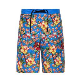 King Kerosin Badeshorts Hula Girl in blau | Gr.: M