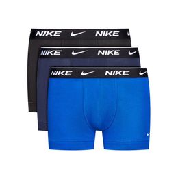 Nike Boxershorts Everyday Cotton Stretch Trunk Shorty 3P in Obsidian/Game Royal/Black | Gr.: XL