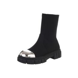 Ital-Design Stiefelette in Schwarz | Gr.: 38