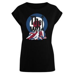 F4NT4STIC Extended Shoulder T-Shirt The Who Flag Blanket in schwarz | Gr.: 3XL
