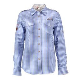 OS-Trachten Trachtenbluse Fronix in jeans | Gr.: 36