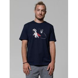 wat? Apparel T-Shirt Superastronaut in Dunkelblau | Gr.: 50