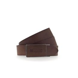 Mustang G&uuml;rtel Echtleder-Herreng&uuml;rtel in 35 mm MG2065L14 in Braun | Gr.: 85 cm