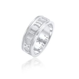 Kuzzoi Ring 925 Sterling Silber Zahlen, Zahl in Silber | Gr.: 60