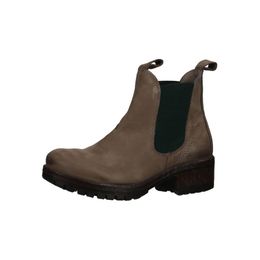 Lazamani Stiefelette in Beige/Gr&uuml;n | Gr.: 40