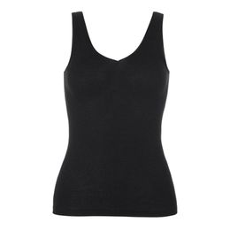 Hanro Top Woolen Silk in Black | Gr.: M