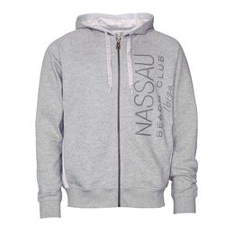 Nassau Beach Sweatjacke NB22008 in grey melange | Gr.: L