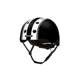 Melon Helm Double White Black (matte) in schwarz | Gr.: XXS