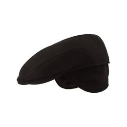 BREITER M&uuml;tze mit Ohrenschutz in schwarz | Gr.: 55