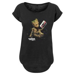 F4NT4STIC T-Shirt Marvel Guardians Of The Galaxy Vol2 Groot Tape in schwarz | Gr.: XS