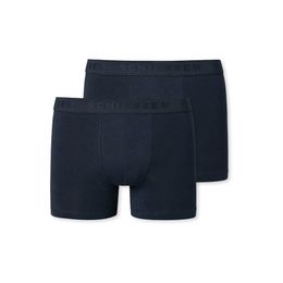 Schiesser Retroshorts 2er-Pack Basic Kids in nachtblau | Gr.: 176