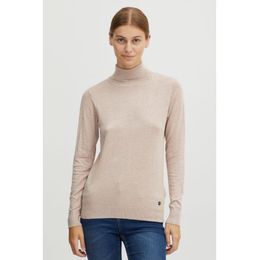oxmo Rollkragenpullover OXKatja in Beige | Gr.: XS
