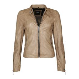 Maze Lederjacke Lindsay in beige | Gr.: L