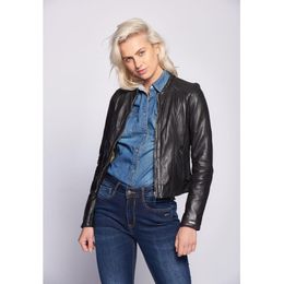 Maze Lederjacke Smaragd in schwarz | Gr.: XL