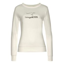 Kangaroos Sweatshirt in weiß | Gr.: 32/34