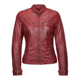 Mustang Lederjacke Ryana in rot | Gr.: M