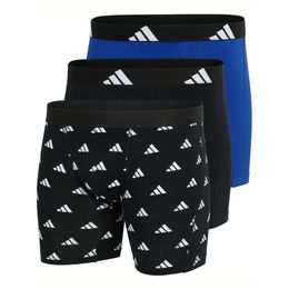 Adidas Retro Boxer Active Flex Cotton in black blue | Gr.: L