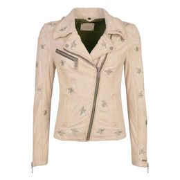 Maze Lederjacke Blackridge in cream | Gr.: L