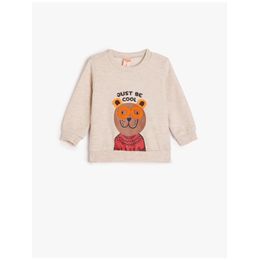 KOTON Sweatshirt in Beige | Gr.: 4-6 Jahre