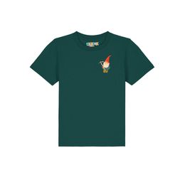 wat? Apparel T-Shirt Gartenzwerg in Dunkelgr&uuml;n | Gr.: 152-164