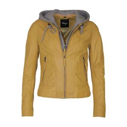 Maze Lederjacke 42021133 in gelb | Gr.: XL