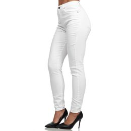Tazzio Jeans "F107" - Skinny Fit - in Wei&szlig; | Gr.: 40