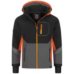 Rock Creek Softshelljacke in Orange | Gr.: 4XL