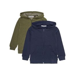 Minymo Kinder Sweatshirt "Sweat Jacket w. hood (2-pack)" in Grün | Gr.: 104