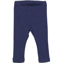 Minymo Kinder Leggings "Leggings Rib" in Blau | Gr.: 68