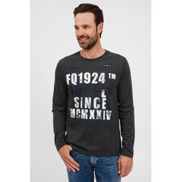 FQ1924 Langarmshirt FQWynton in Grau | Gr.: XL
