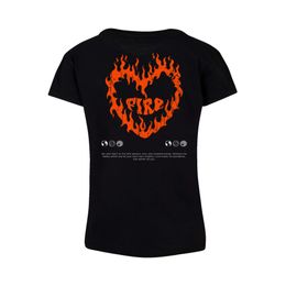 F4NT4STIC Ladies Box Tee Valentines Streetwear in schwarz | Gr.: M
