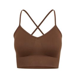 Stark Soul&reg; Stark Soul Seamless Bra OPAQUE - Sport BH in braun | Gr.: XS