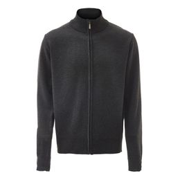 nowles Herren Cardigan in Dunkelgrau Melange | Gr.: L/XL