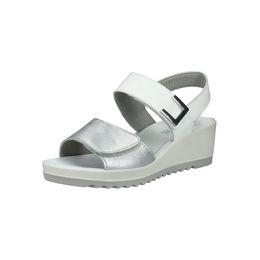IMac Sandalen in Silber/Wei&szlig; | Gr.: 40