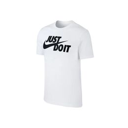 Nike T Shirt Rundhals in Wei&szlig; | Gr.: XL