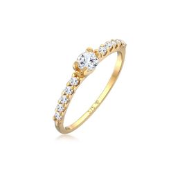 Elli Ring 375 Gelbgold Verlobungsring in Gold | Gr.: 58