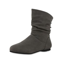 VAN HILL Schlupfstiefeletten Emily in Grau | Gr.: 38