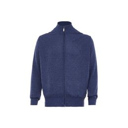 RAIDO Herren Cardigan in Blau Melange | Gr.: L/XL