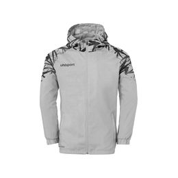 Uhlsport Kapuzenjacke GOAL 25 EVO WOVEN HOOD JACKET in dark grau melange | Gr.: L