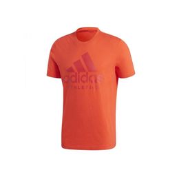 Adidas T-Shirt SID Branded Tee in Rot | Gr.: M