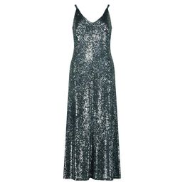 Vera Mont Abendkleid mit Pailletten in Grey Olive | Gr.: 38