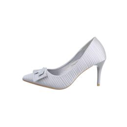 Ital-Design Pump in Silber | Gr.: 36