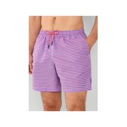 Hackett London Badeshorts in Pink/ Hellblau | Gr.: XXL