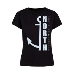 F4NT4STIC Ladies Box T-Shirt North Anker in schwarz | Gr.: XL