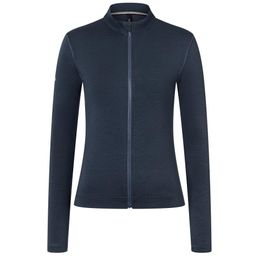 super.natural Merino Fahrradtrikot W GRAVA LS MAILLOT in blau | Gr.: XL