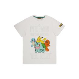 Pok&eacute;mon Pok&eacute;mon Pokemon T-shirt mit Pikachu Design in wei&szlig; | Gr.: 140