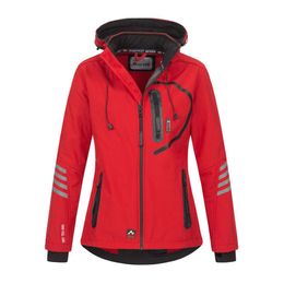 Jacke Arctic Seven Damen Softshelljacke AS186 in Rot | Gr.: 3XL
