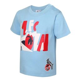 Fu&szlig;ballverein 1. FC K&ouml;ln Shirt "Baby T-Shirt Rudolfweg" in Blau | Gr.: 86/92